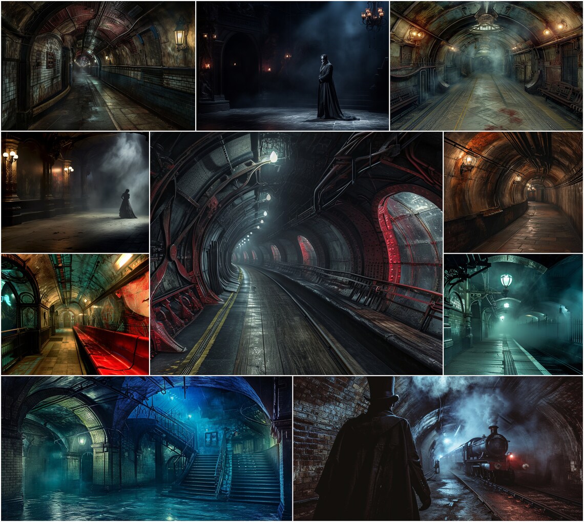 Digital Backdrop Studio Backdrops Photoshop Fine Art London Underground ...