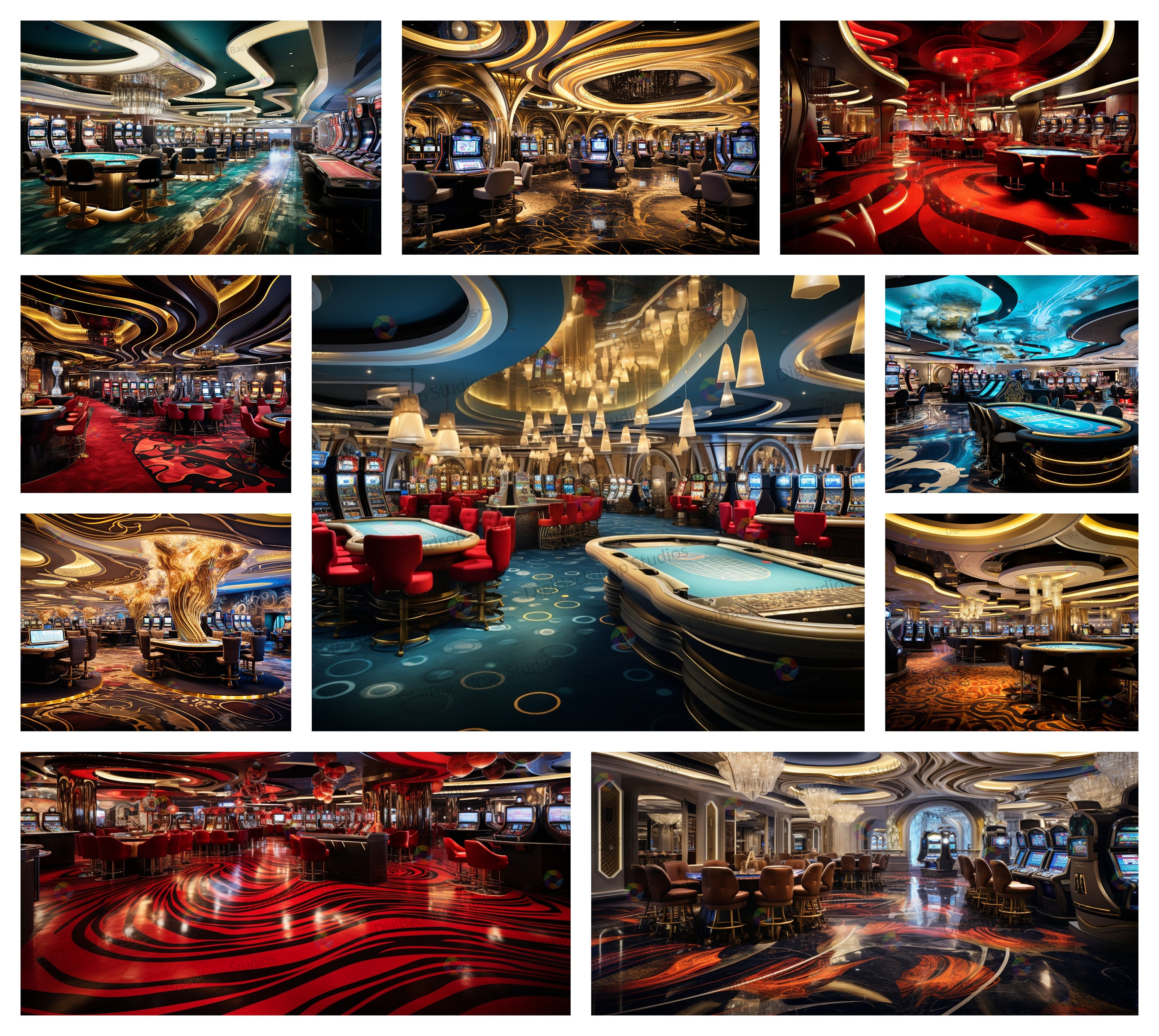 Casino Digital Backdrops for Fine Art Photography Photoshop Casino ...