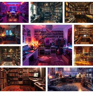 DJ Producer Studio Backdrops: High-res PNG/JPEG Downloads - Etsy