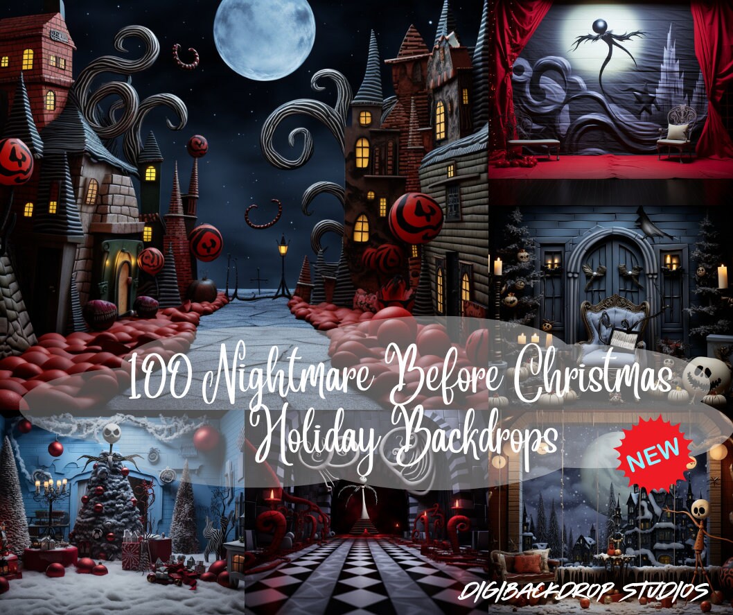 Digital Background for Fine Art Photography Photoshop Nightmare Before ...