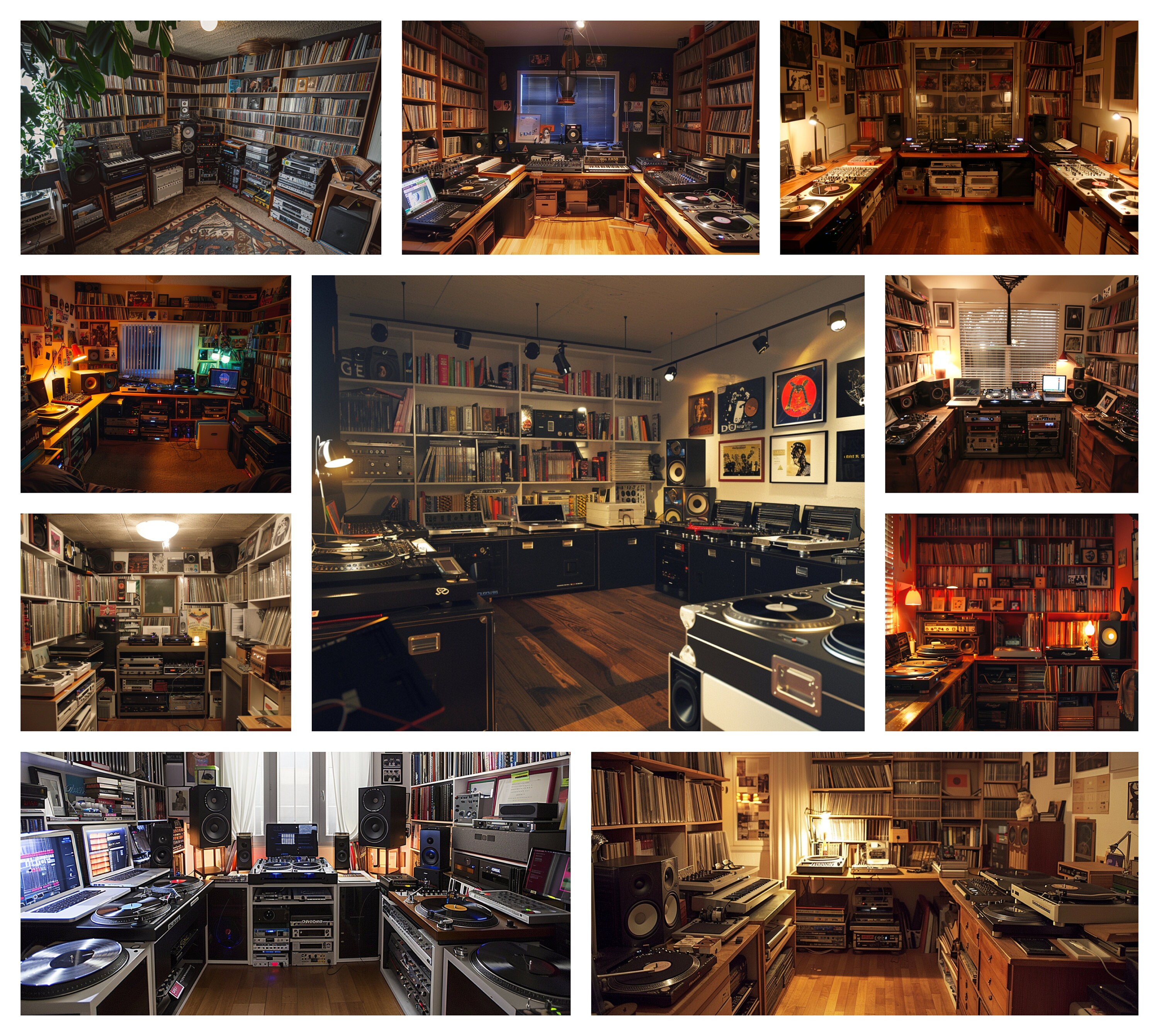 DJ Producer Studio Backdrops: High-res PNG/JPEG Downloads - Etsy