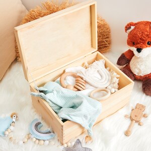 Custom Wooden Reminder Box, Baby Memory Box, Cute Animal Pattern Memory ...