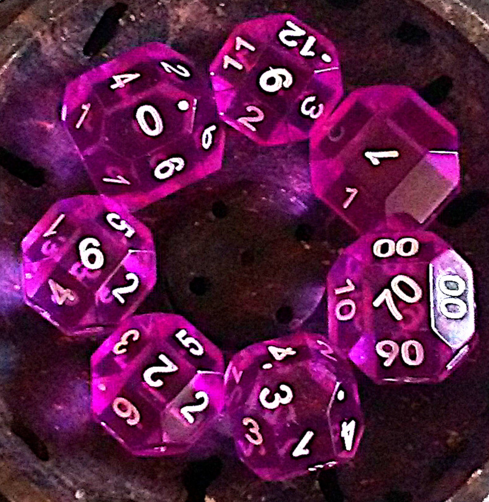 A Better Set of Polyhedral Dice for Your TTRPG! - Season 0 Magenta ...
