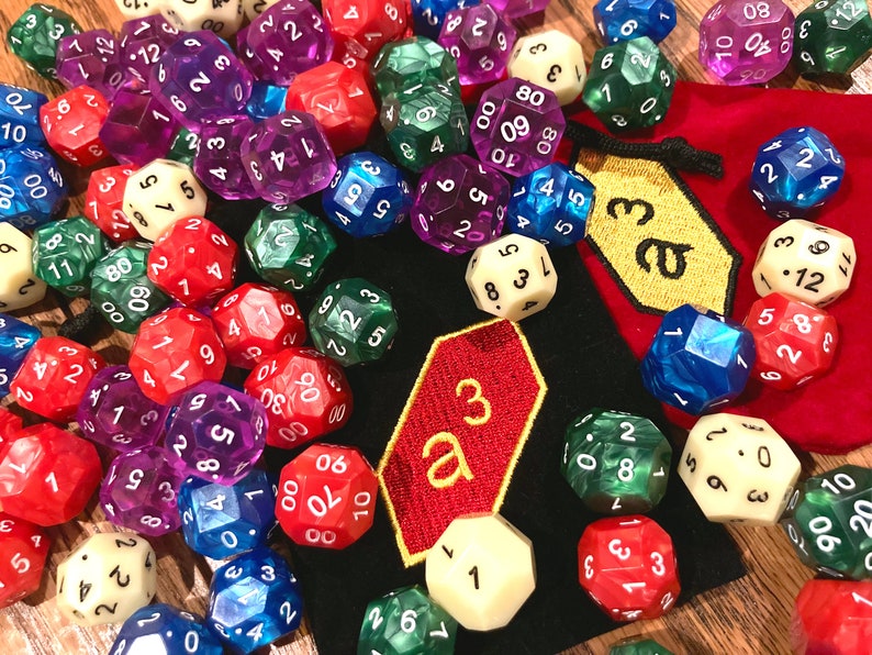 A Better Set of Polyhedral Dice for Your TTRPG! - Season 0 Magenta ...