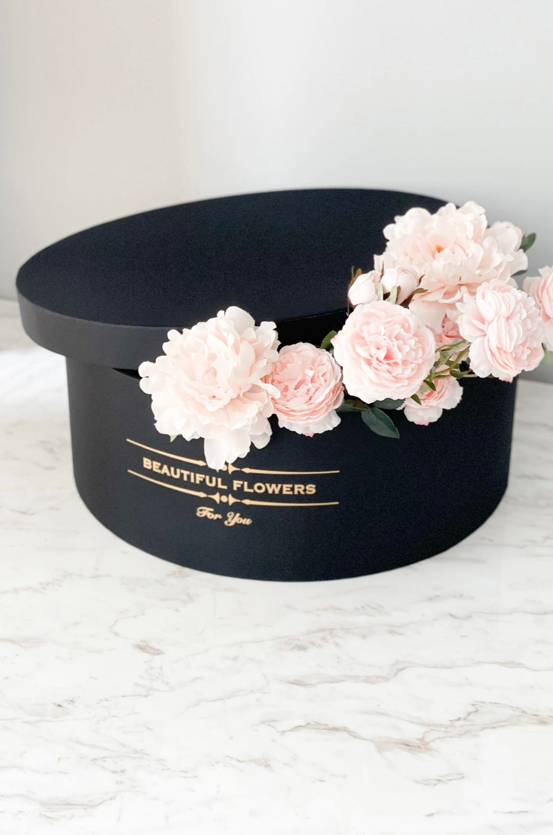 Round Flower Box - Etsy