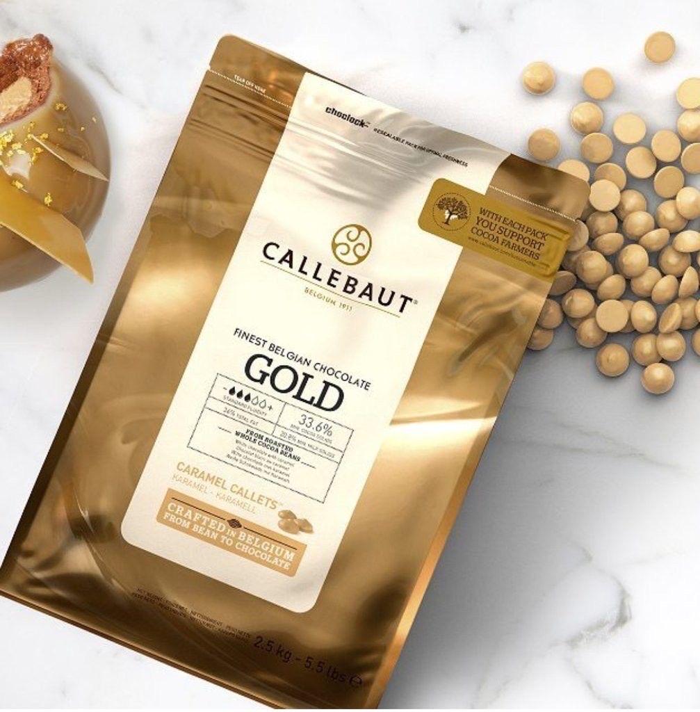 Callebaut Gold Chocolate Callets 1 Lb - Etsy