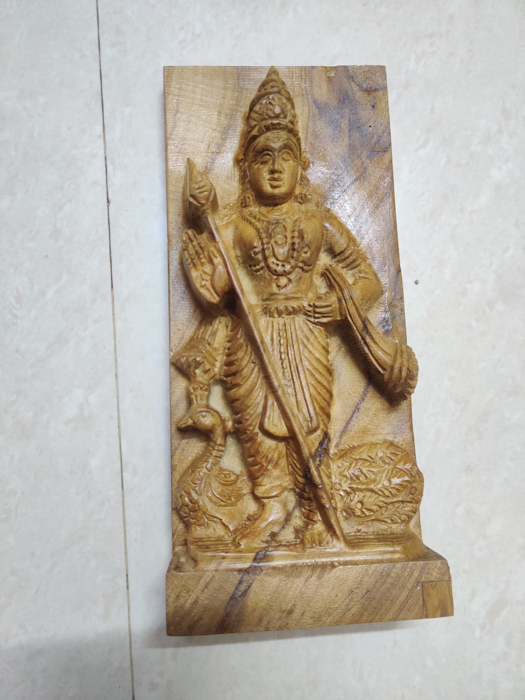 Wood Craft of Lord, Teakwood Statu, Hand Crafted Items, Home and Living ...