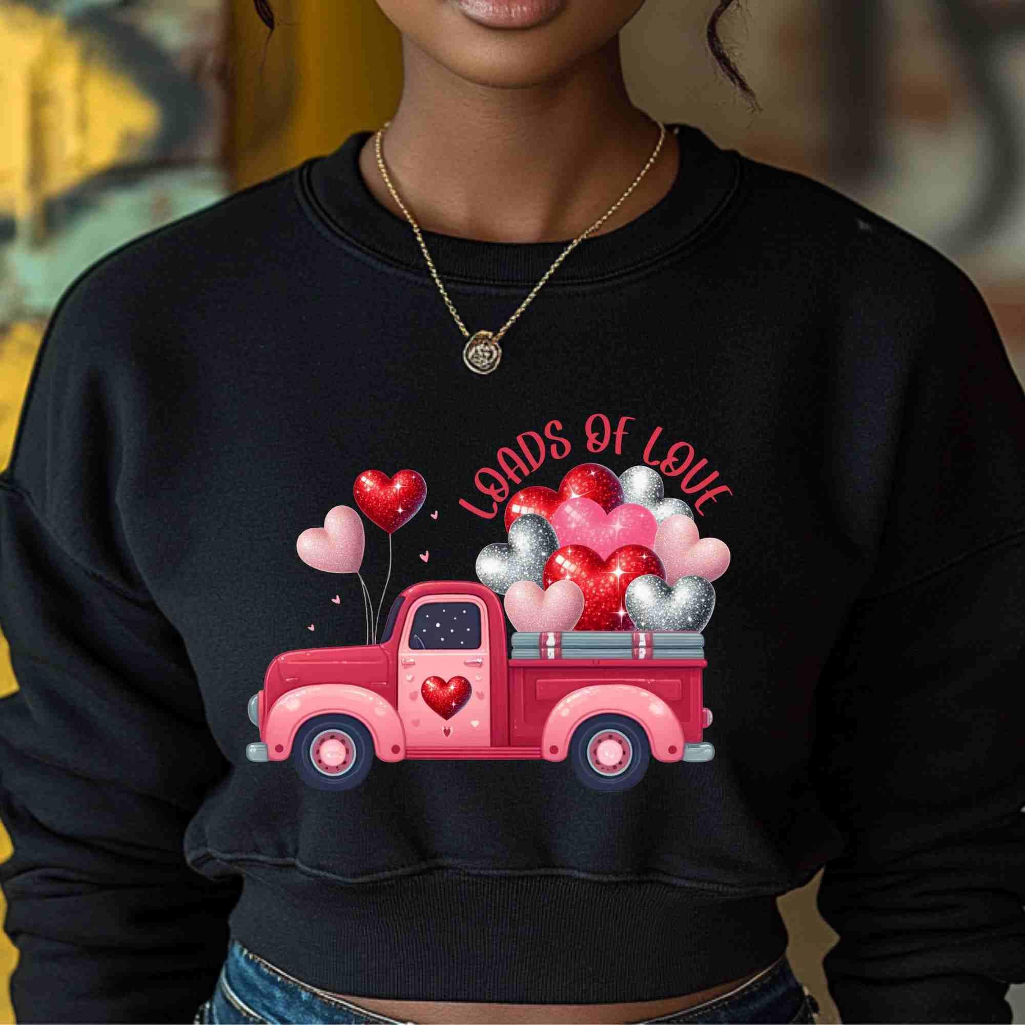 Loads of Love Truck PNG | Sublimation Valentine Art | Print and Cut - Etsy