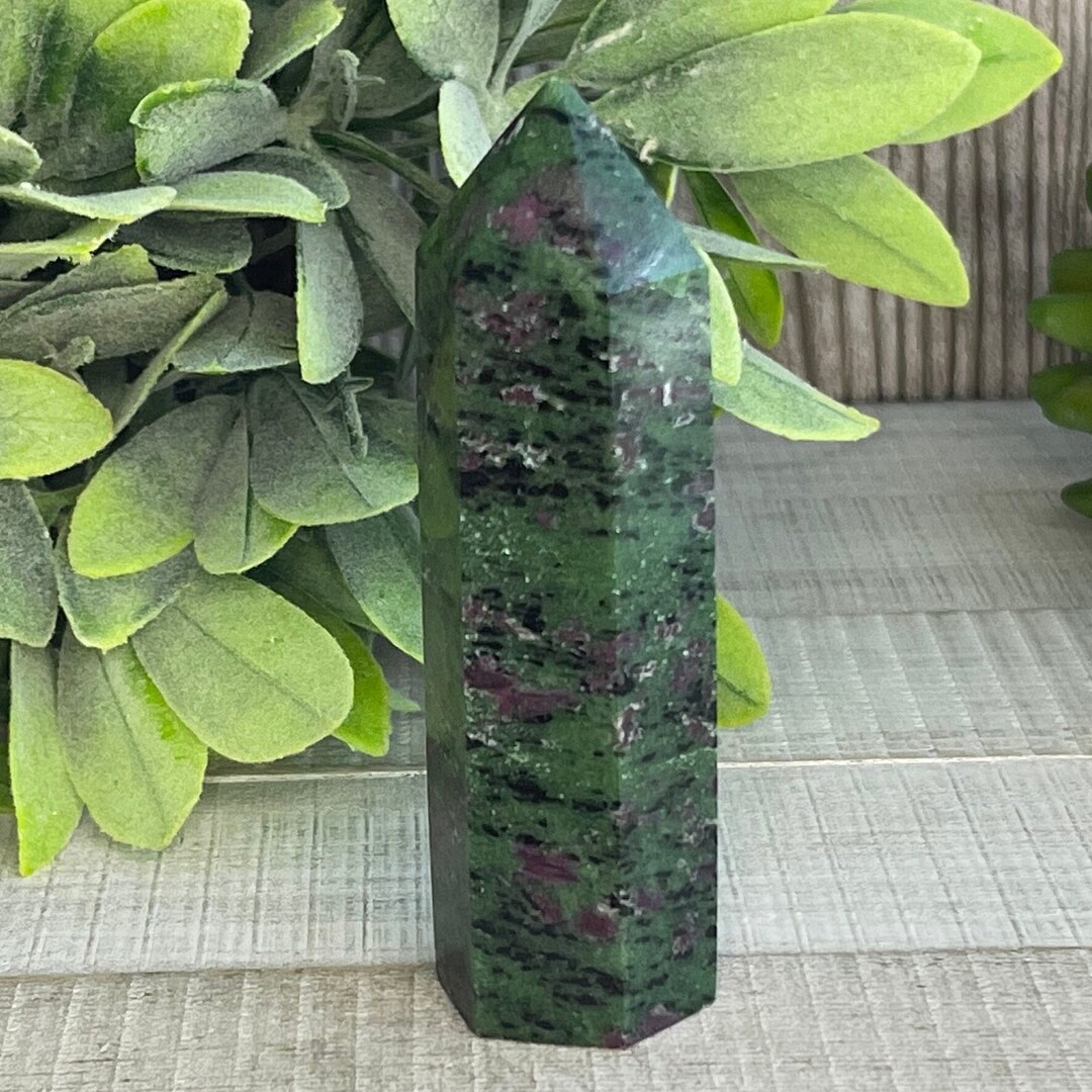 Beautiful Ruby Zoisite Crystal Tower Point - Etsy