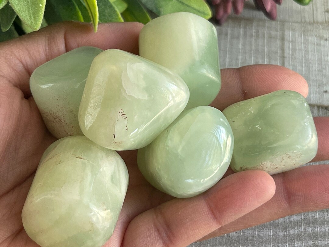 Gorgeous Jade Tumbled Stone | Crystals | Authentic| High Quality - Etsy