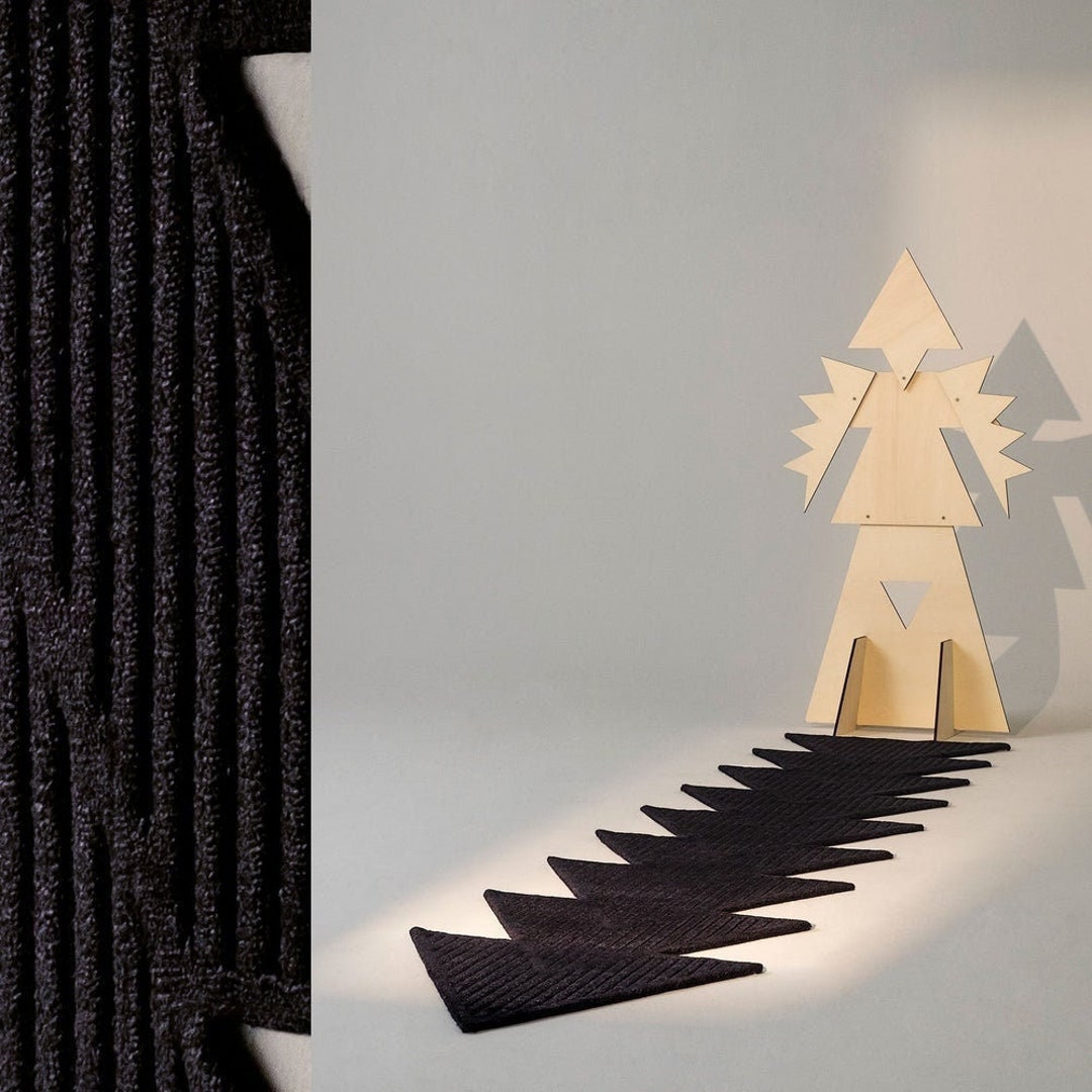 Runner Rug Bohemian Mid Century Modern MCM Art Deco - Etsy