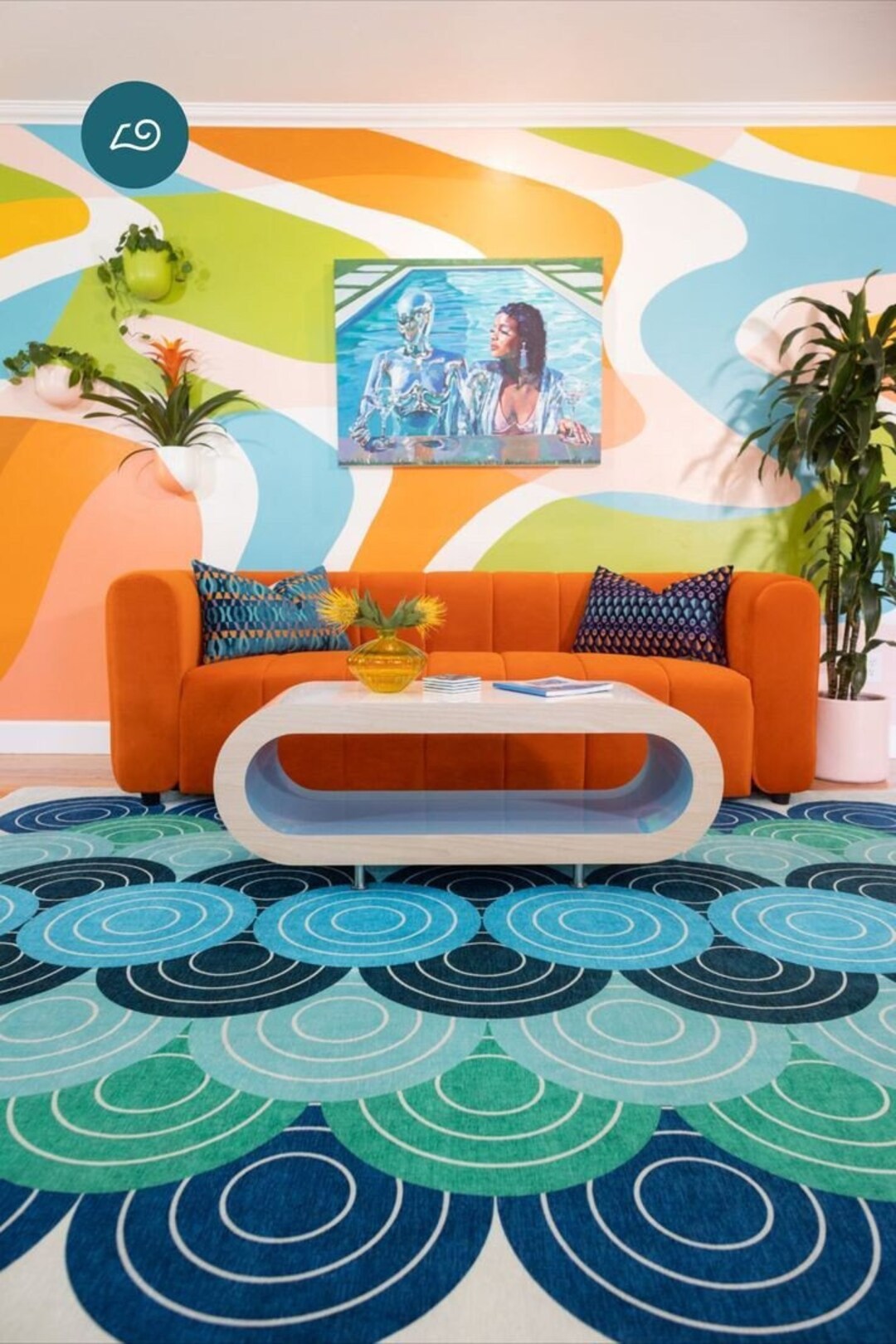 Designer Custom Scandi Bespoke Rug Luxurious Handmade Art Craft Rural ...