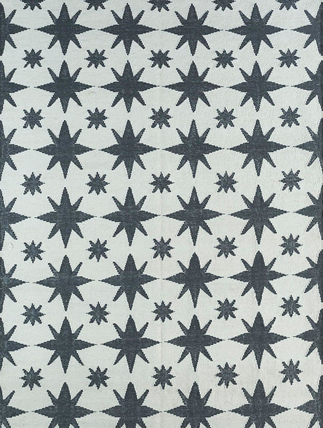 Flatweave 100% Pure New Zealand Wool Rug Hand Woven Dhurrie Kilim, Mid ...