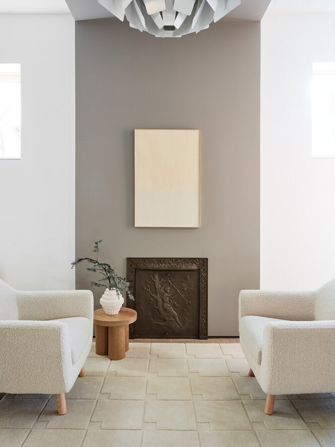 Bohemian Mid Century Modern Rug MCM Art Deco Personalized Gift Runner ...