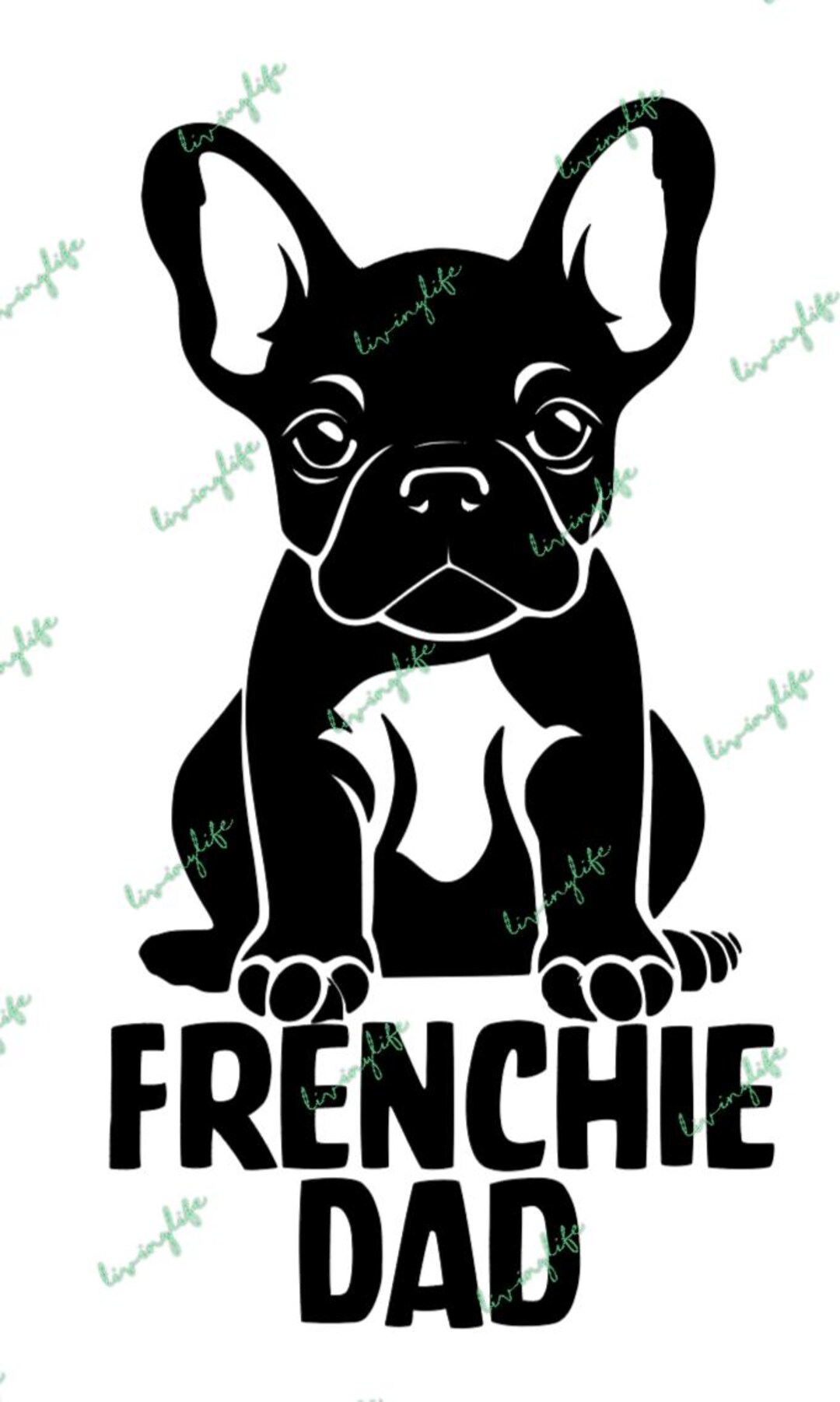 French Bulldog Window Decal - Etsy