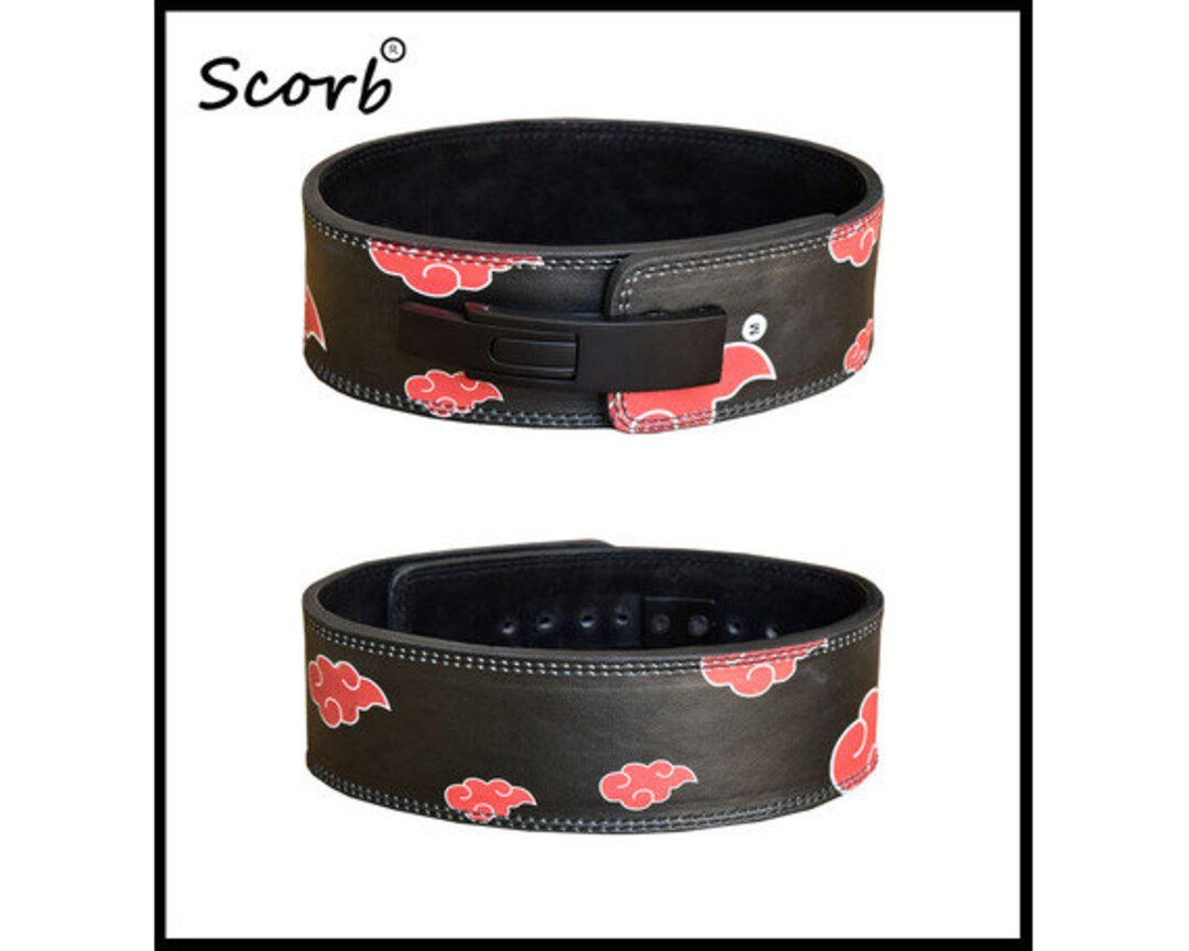 BRAND NEW Akatsuki Cloud Power Neon Buck Lever Belt Weightlifting Belt ...