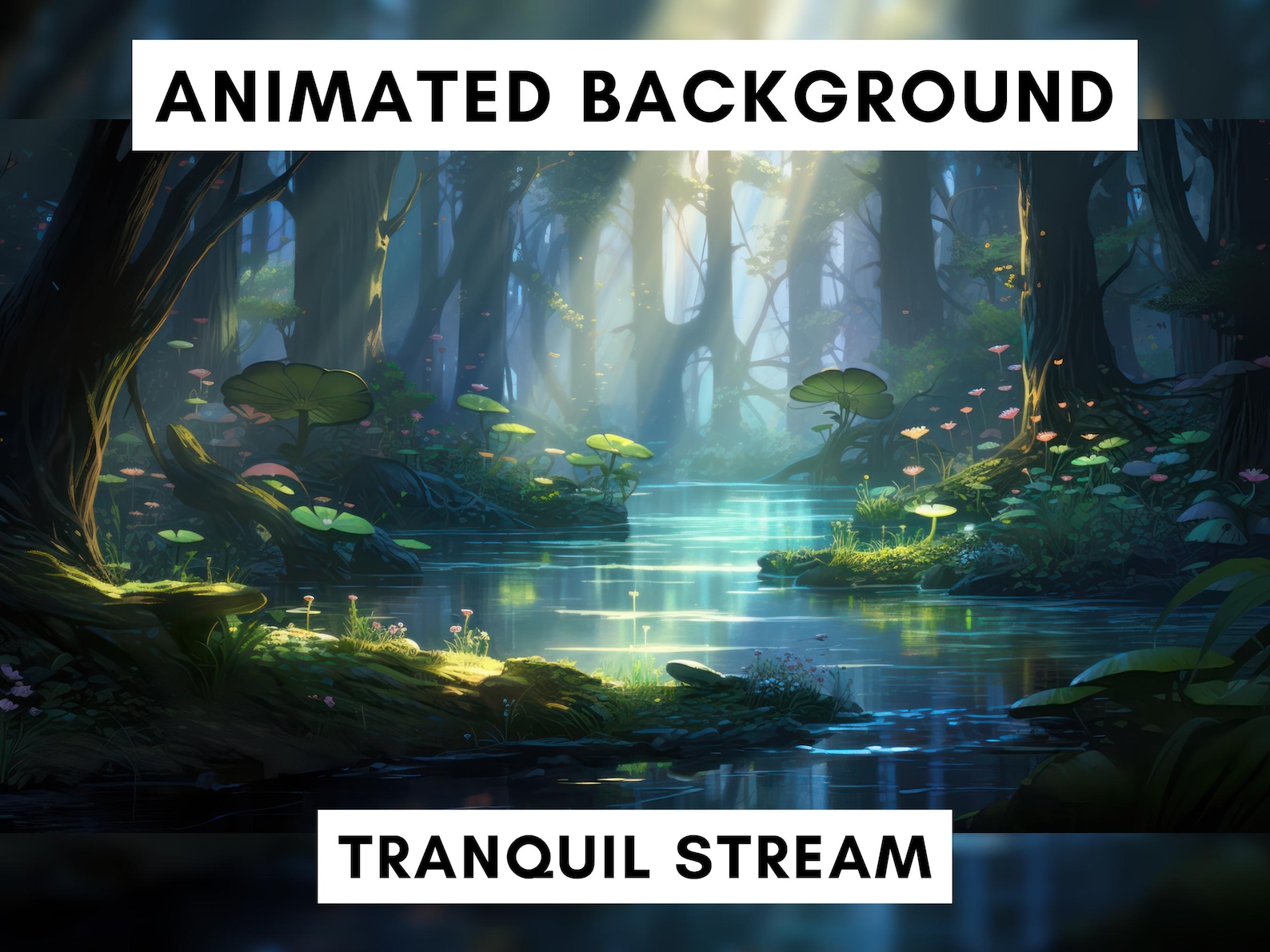 Animated Background for Twitch, Calm Stream, Vtuber Background Animated ...