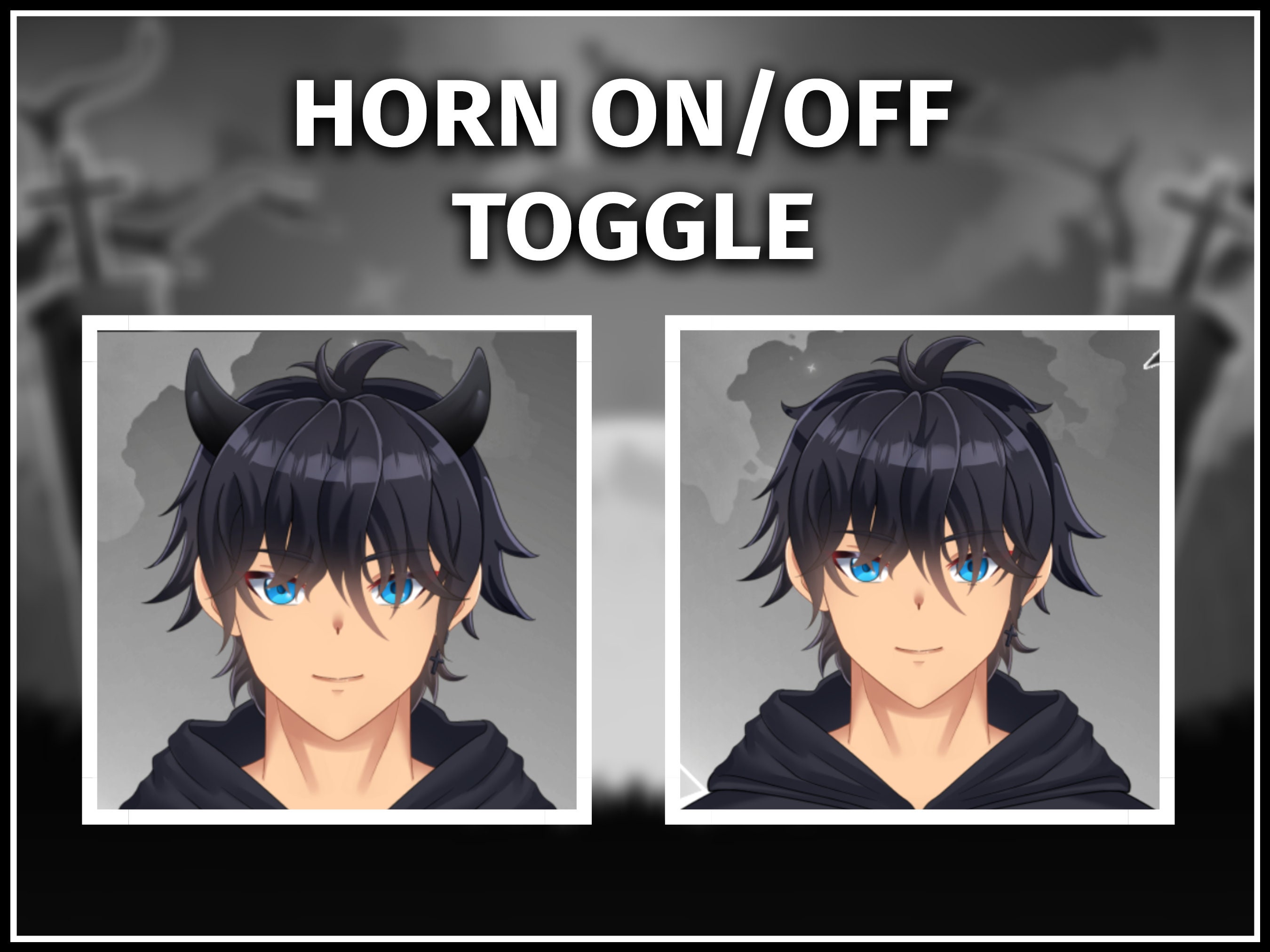 Male Vtuber, Premade Vtuber Model, Fully Rigged, Ready to Use, Vtube ...