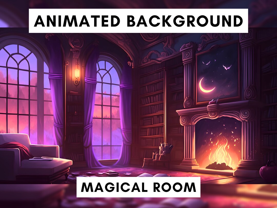 Animated Background for Twitch, Vtuber Background Animated, Lofi Stream ...