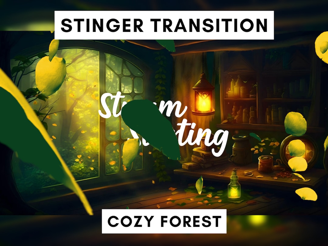 Forest Stinger Transition, Leaves Transition for Twitch, OBS Stinger ...