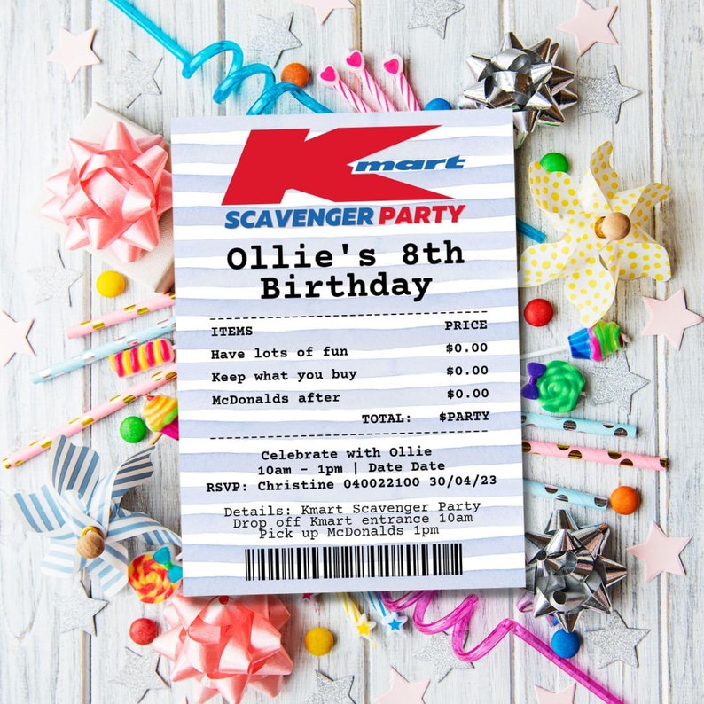 Scavenger Hunt / Challenge Invitation - Etsy