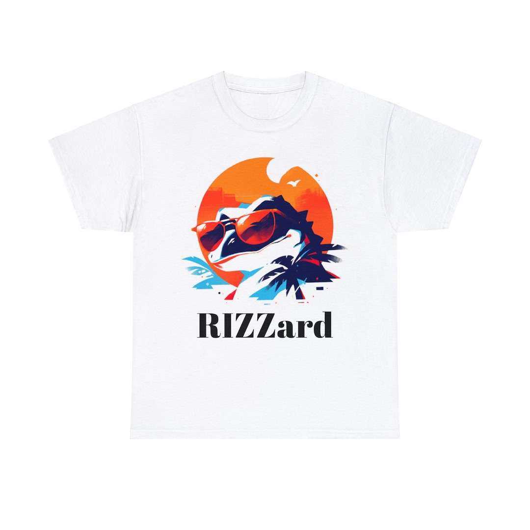 Rizz Tee, Get Rizzard, Cool and Trendy Lizard T-shirt Smooth Talkers ...