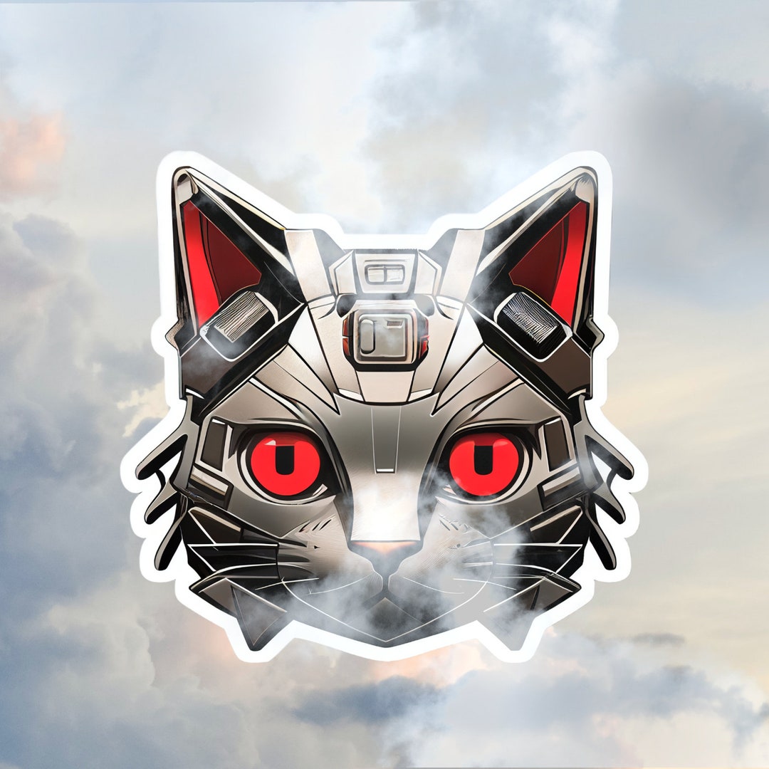 5 High-quality MECHA CATS Sticker Designs digital Download - Etsy