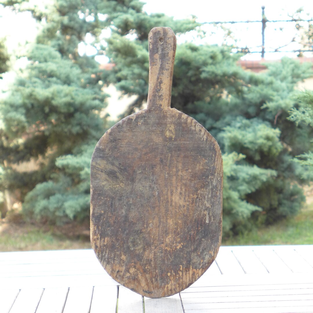 Antique Cutting Board Wood Cutting Board Primitive Decor Large Cutting ...