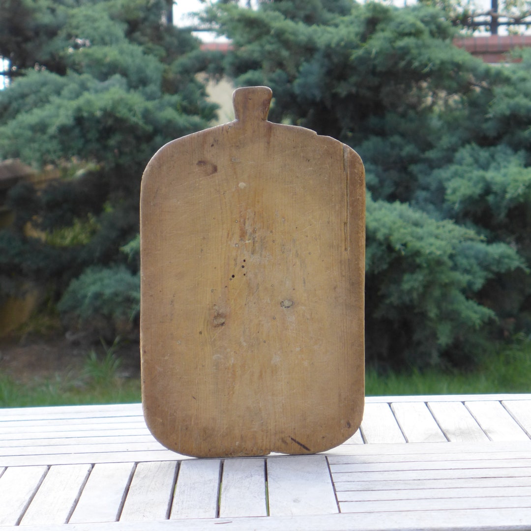 Antique Cutting Board Wood Cutting Board Primitive Decor Large Cutting ...