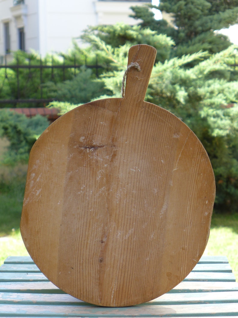 Antique Cutting Board, Wooden Cutting Board With Handle, Pine Wood ...