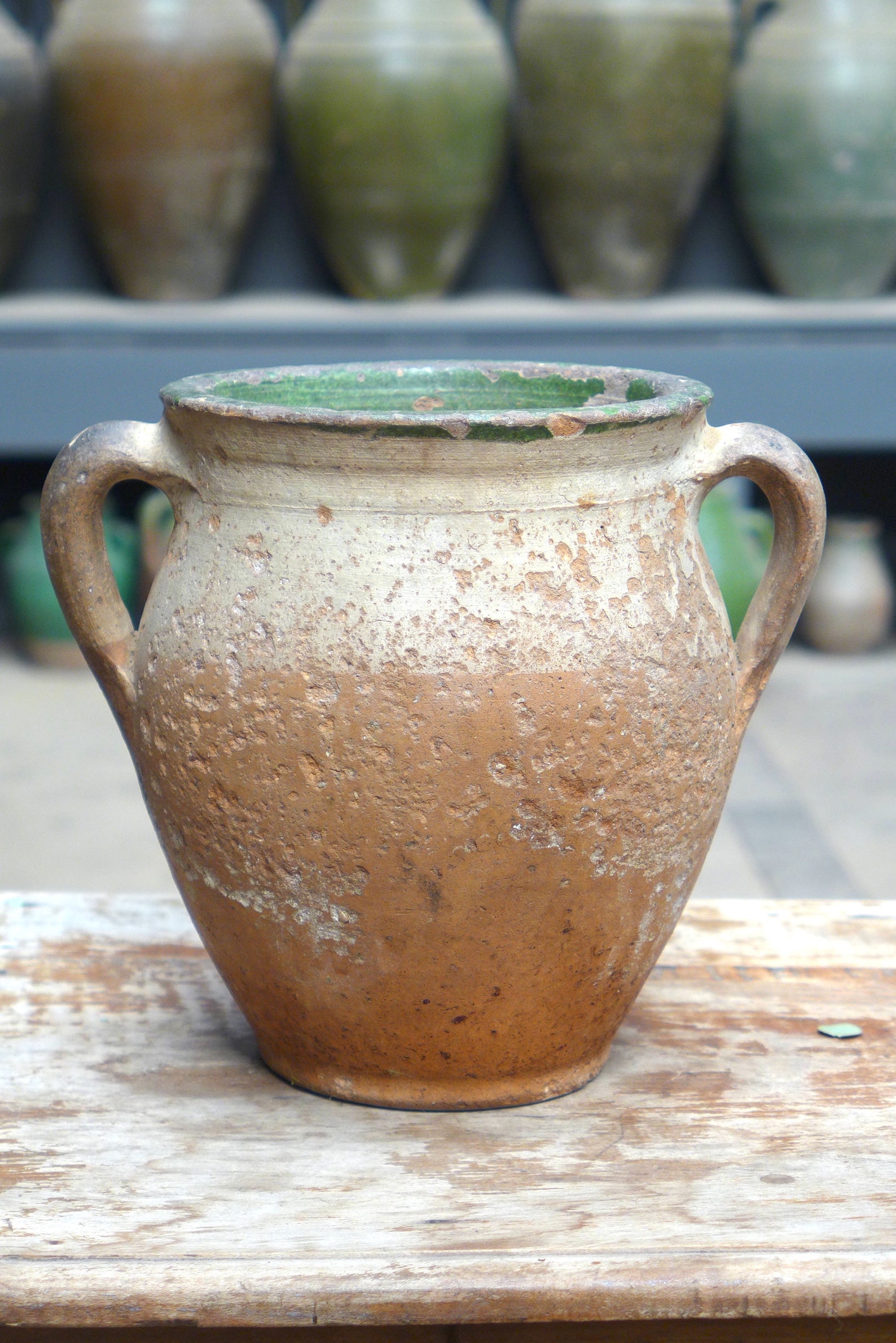 Antique Clay Pot, Antique Vase, Vintage Clay Vessel, Coffee Table Decor ...