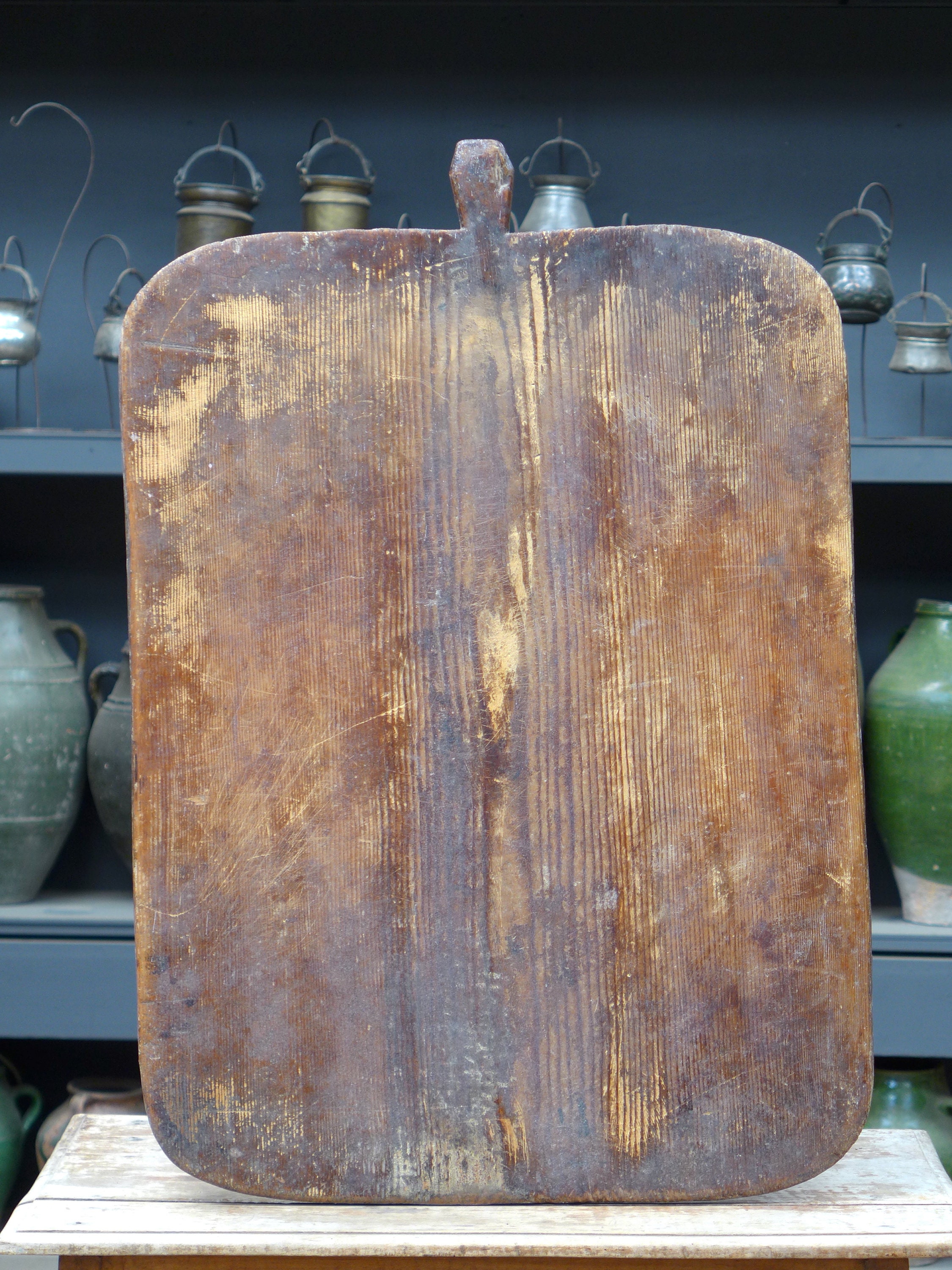 Antique Cutting Board, Wooden Cutting Board With Handle, Pine Cutting ...