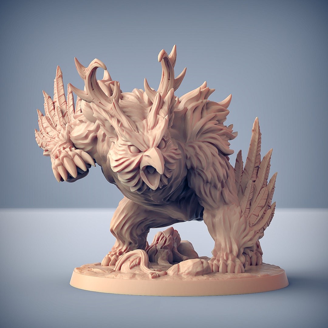 Owlbear Tabletop Miniatures Dungeons & Dragons Dnd Pathfinder RPG - Etsy