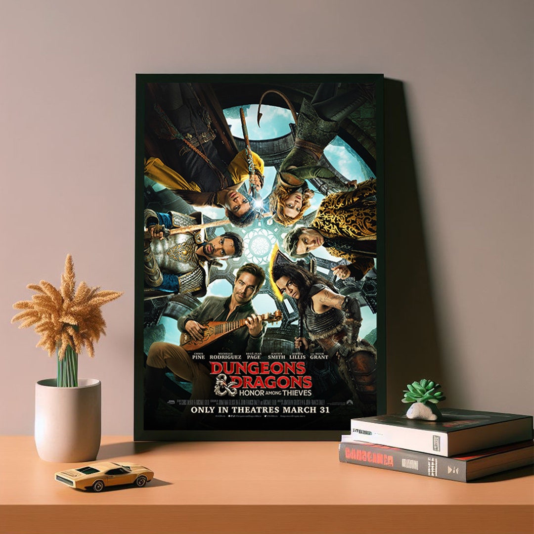 Dungeons Dragons Movie Poster, High Quality Canvas Poster, Dungeons ...