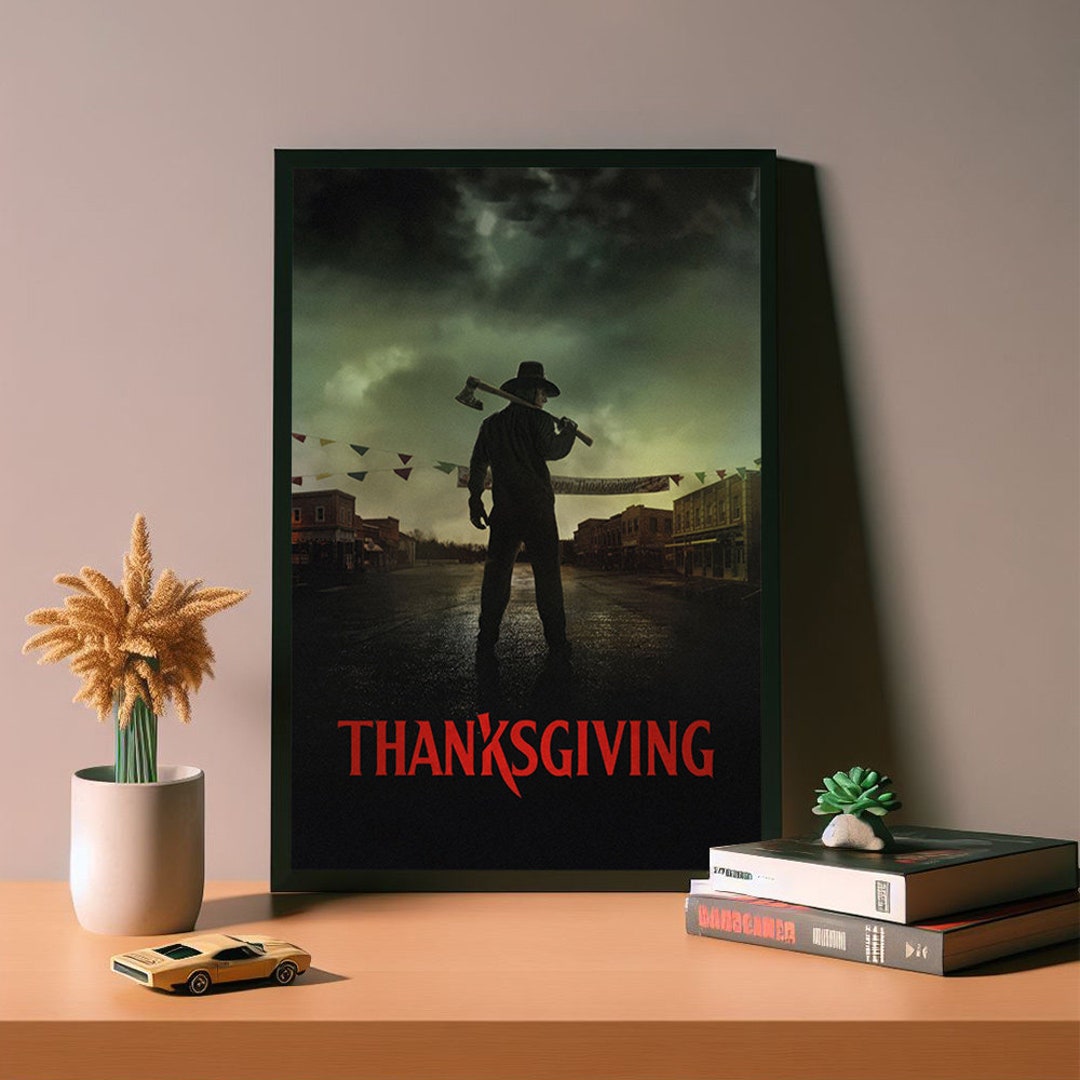 Affiche de film de Thanksgiving affiche en toile de haute - Etsy France