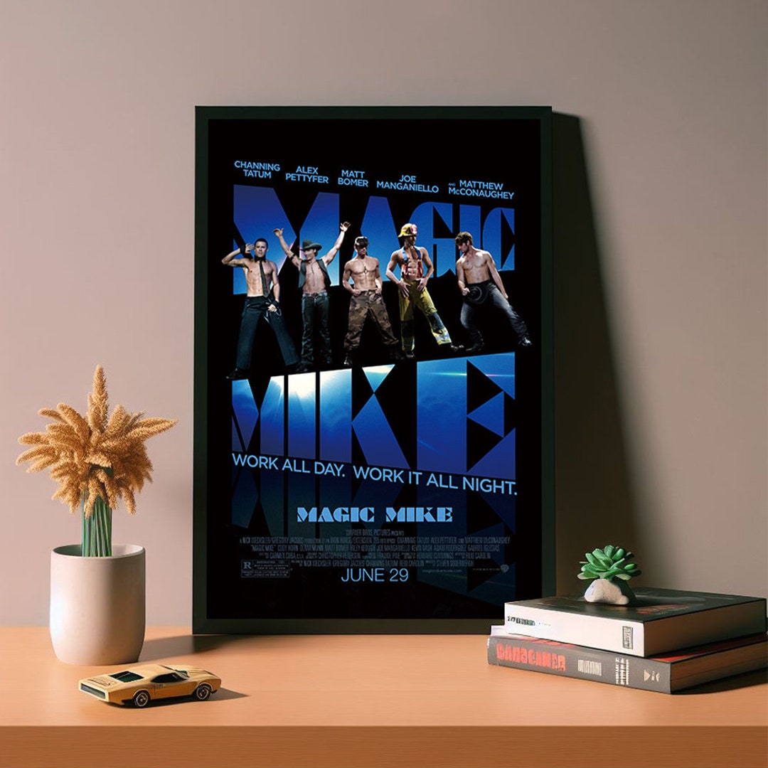 Póster de la película Magic Mike póster de lienzo de alta - Etsy España