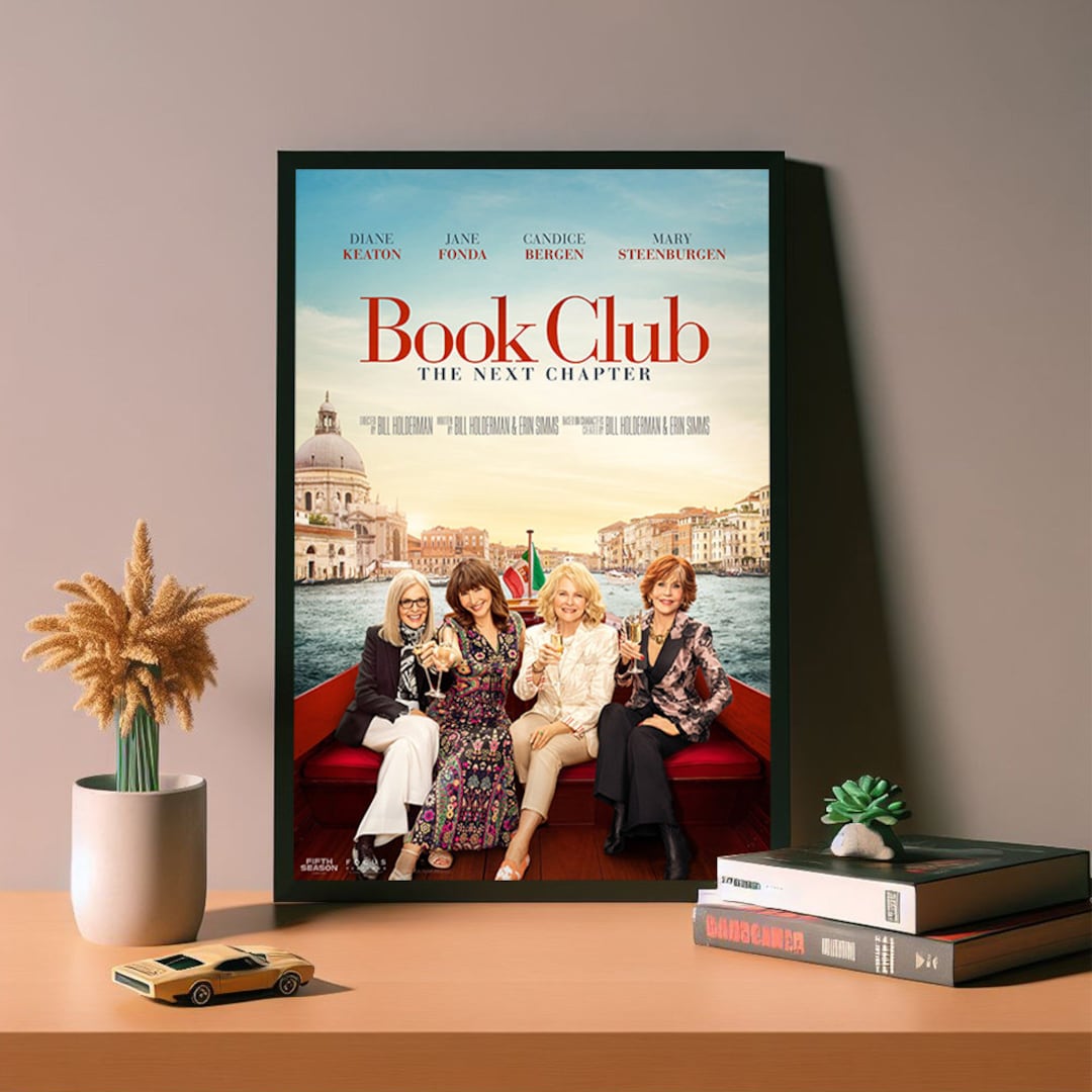 Book Club 2 the Next Chapter Movie Poster, High Quality Canvas Poster ...