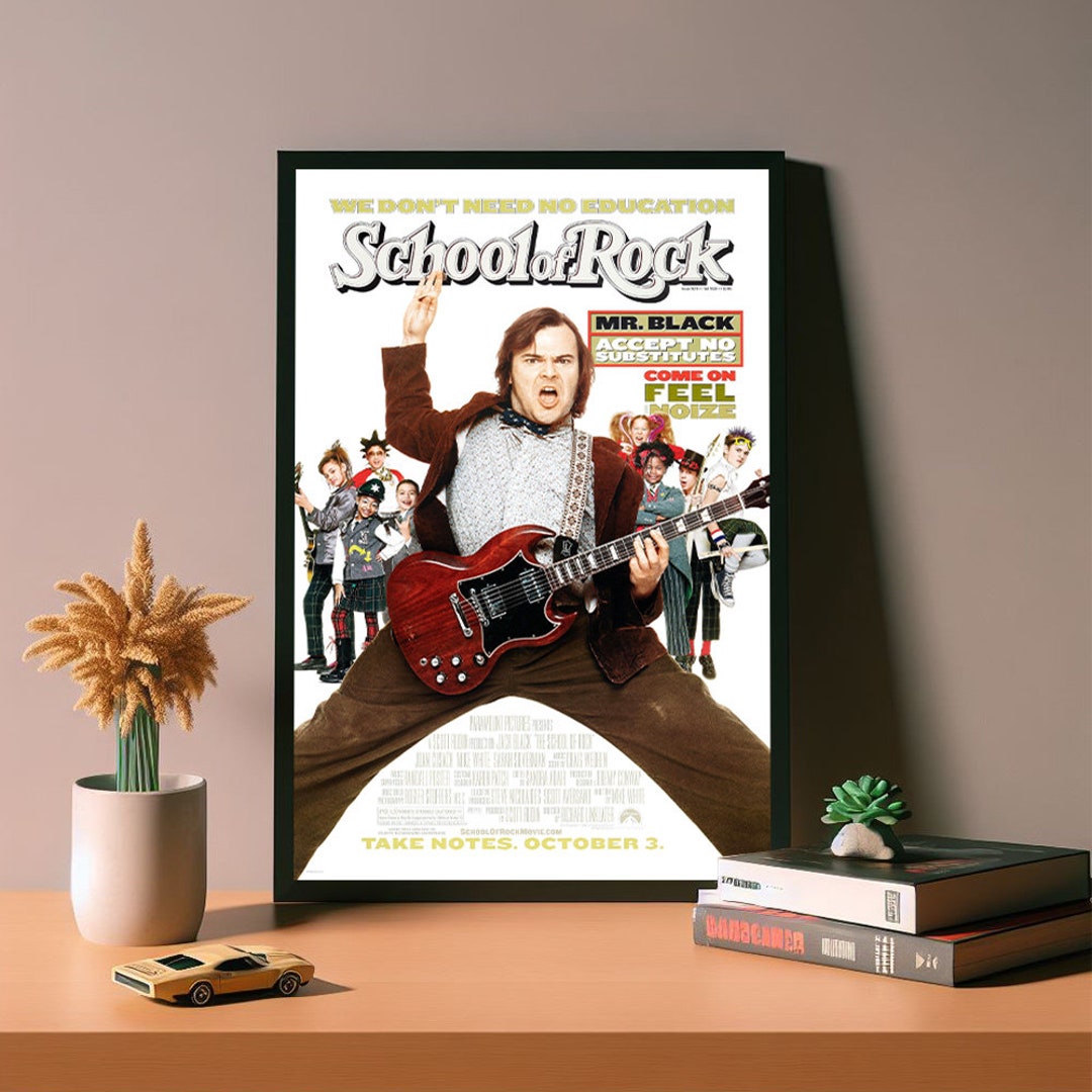 The School of Rock Movie Poster, High Quality Canvas Poster, the School ...