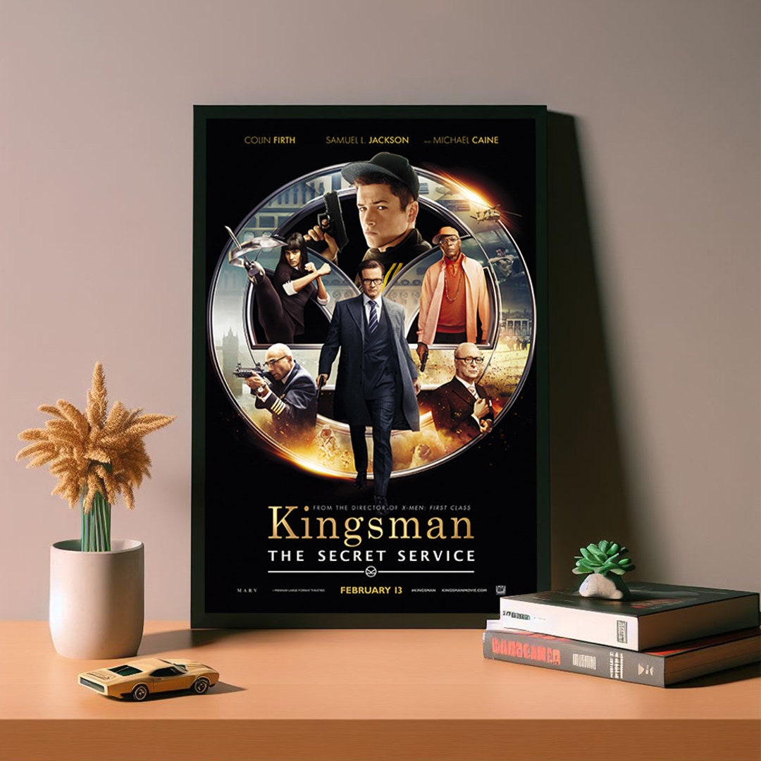 Kingsman the Secret Service Movie Poster, High Quality Canvas Poster ...