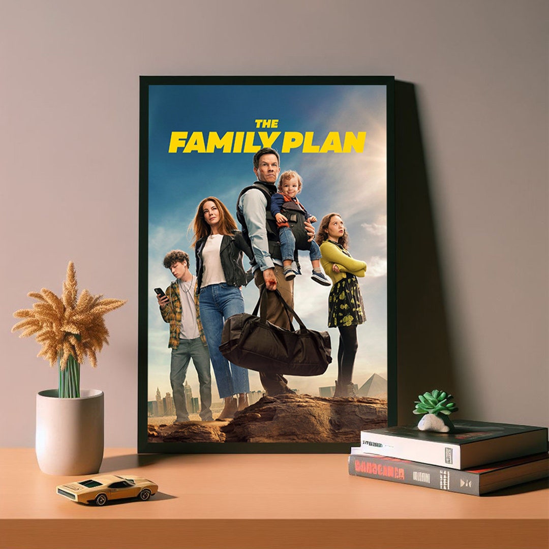 The Family Plan Movie Poster, High Quality Canvas Poster, the Family ...