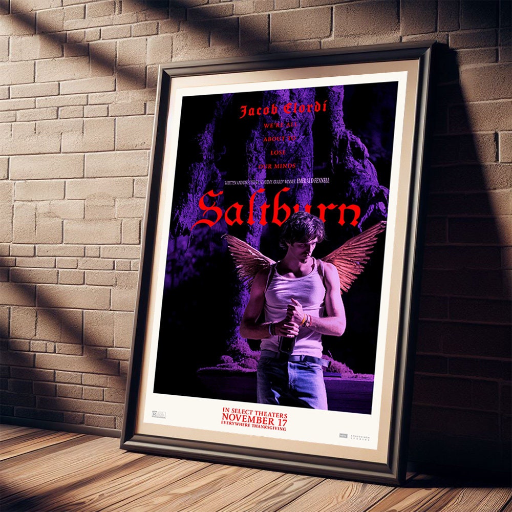 Saltburn (2023) Movie Poster, Saltburn Classic Movie Poster sold by ...