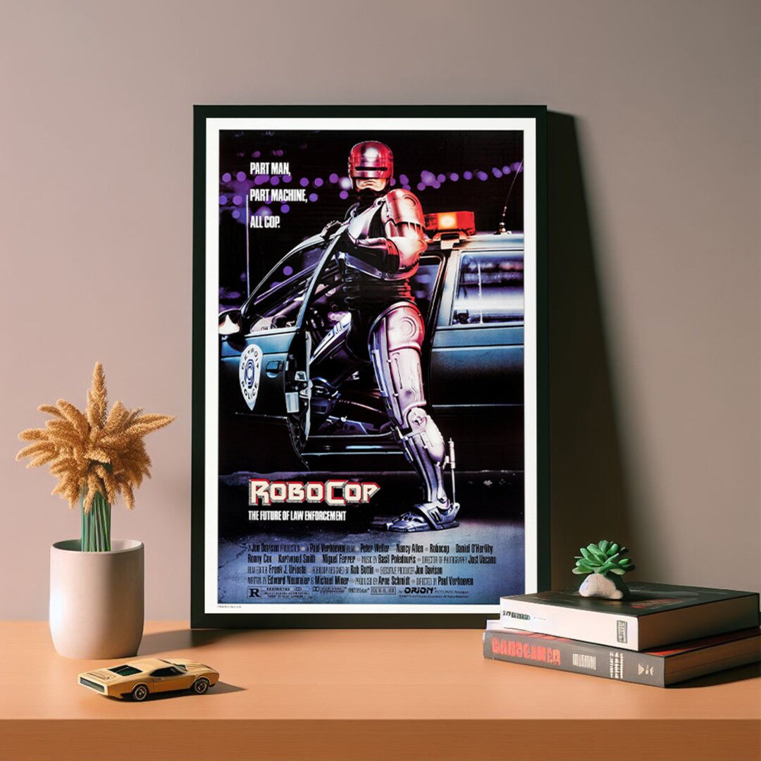 Robocop Movie Poster High Quality Canvas Poster Robocop - Etsy