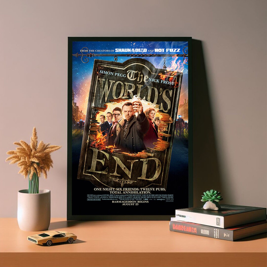 The World's End Movie Poster High Quality Canvas Poster - Etsy