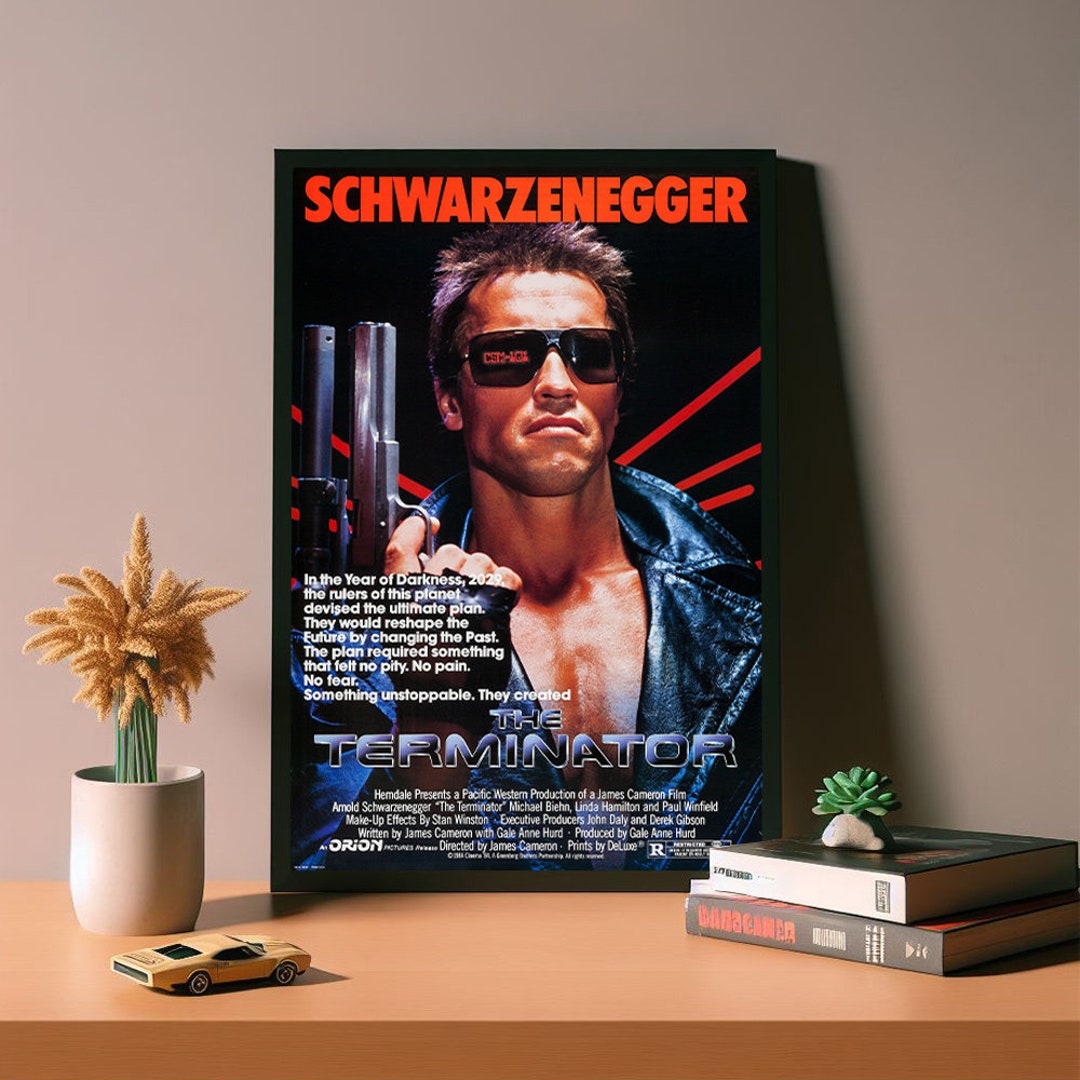 The Terminator Movie Poster, High Quality Canvas Poster, the Terminator ...