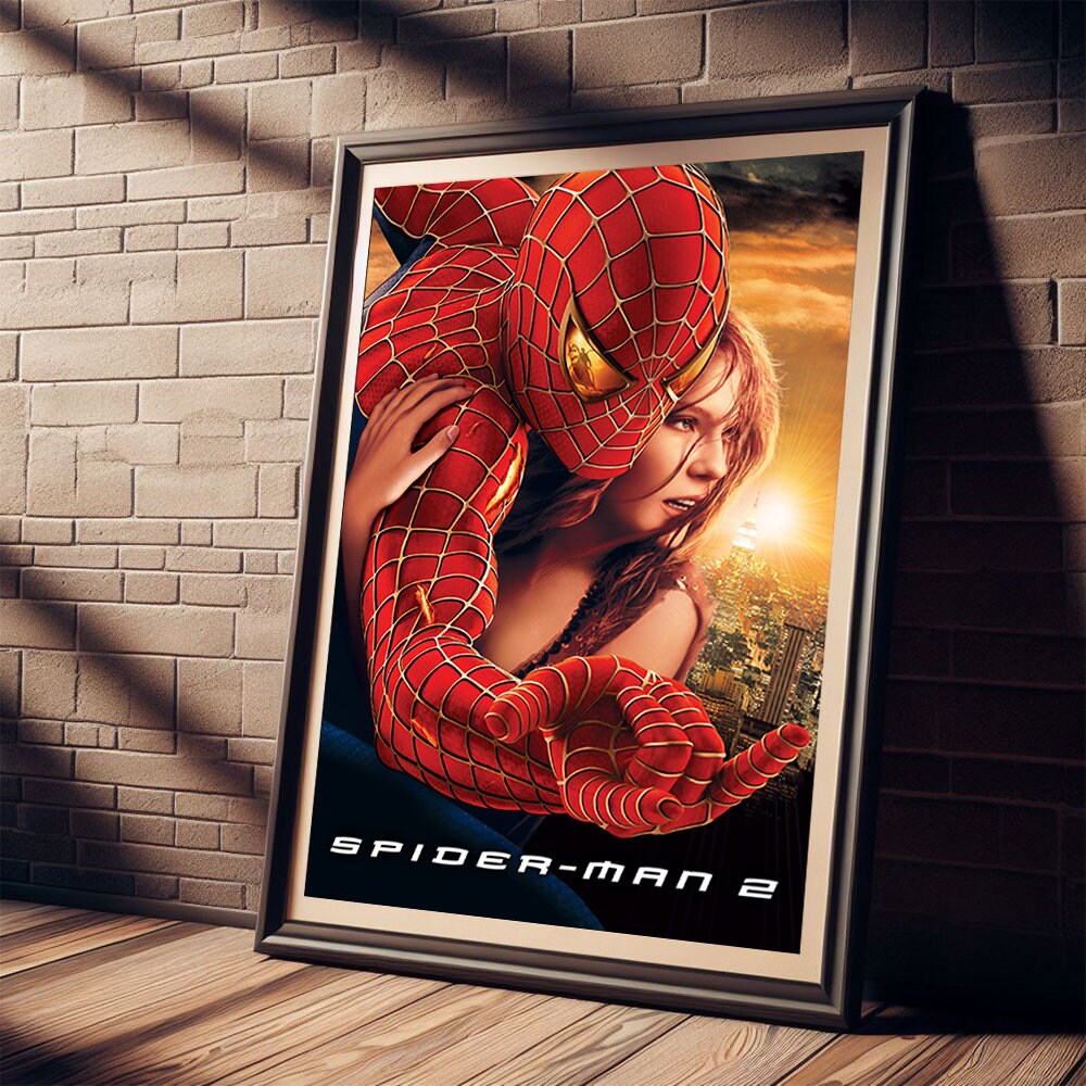 Spider-man 2 Movie Poster, Spider-man 2 Classic Movie Poster Sold By
