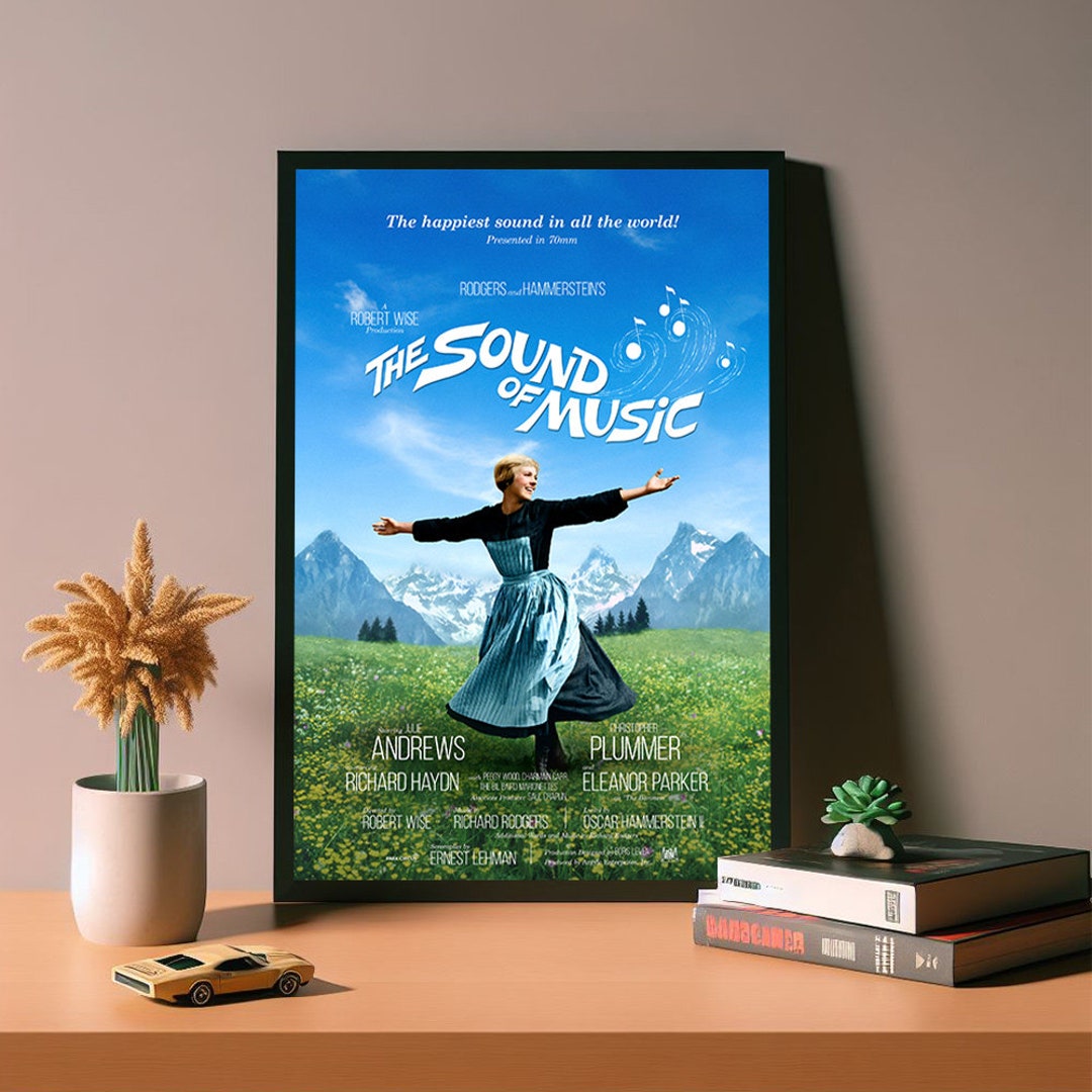 The Sound of Music Movie Poster, High Quality Canvas Poster, the Sound ...