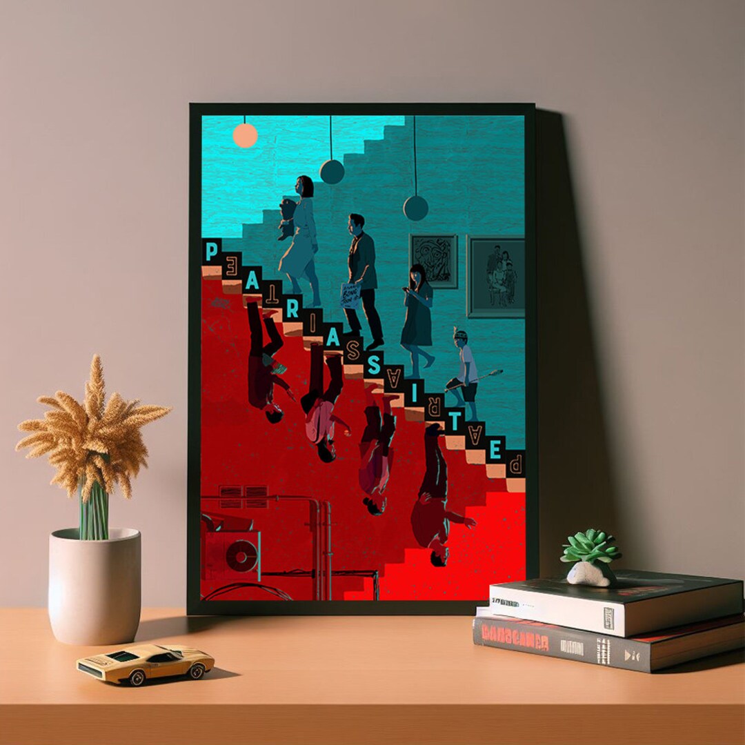 Parasite Movie Poster, High Quality Canvas Poster, Parasite Classic ...