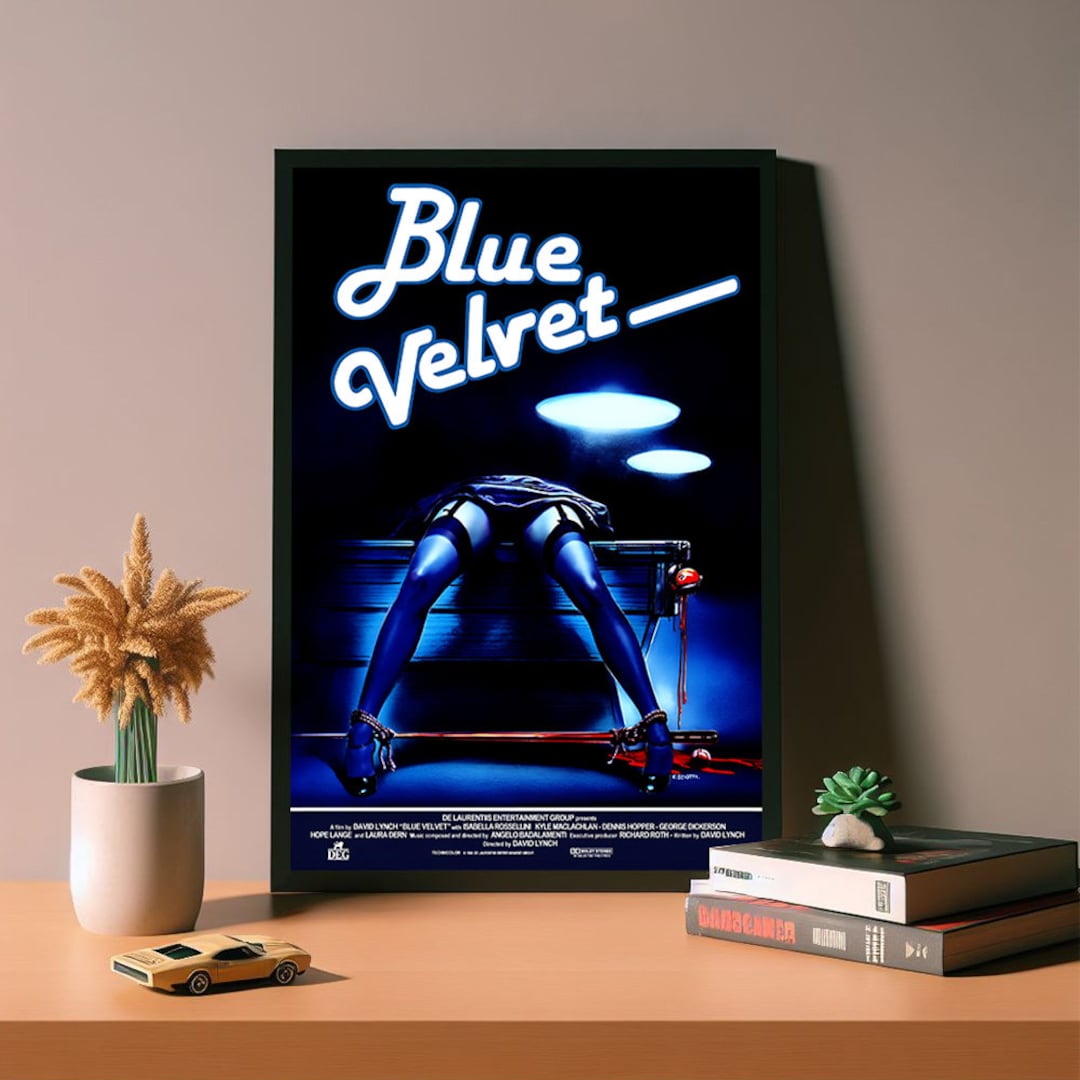 Blue Velvet 1986 Movie Poster High Quality Canvas Poster - Etsy