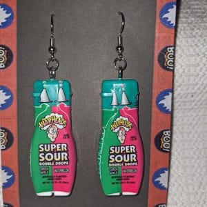 Mini Brands Warheads Sour Drops Earrings - Etsy