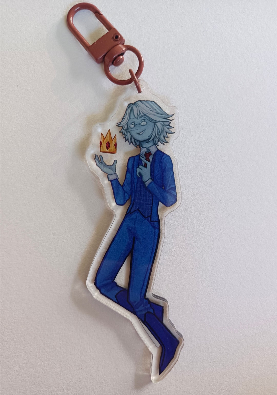 Simon Winter King Adventure Time Keychain Fionna and Cake Reversible - Etsy